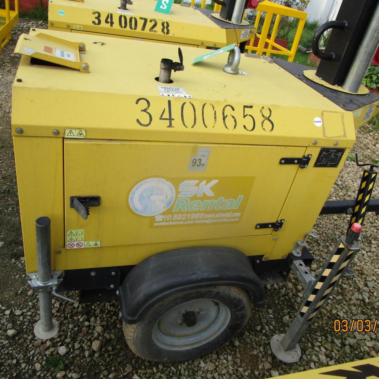 Venta de Torre iluminacion Generac mobile Vt8 8m | Be Market Colombia